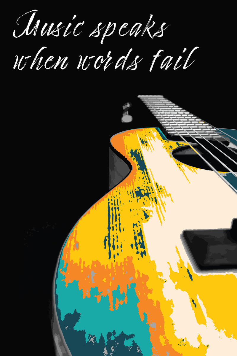 "Music Speaks" Digital Download Poster Art – ThoughtXPress